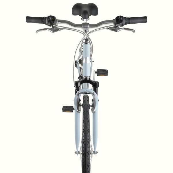 Barron Hybrid Step Through Bike - Crystal Blue – Ham Cycles